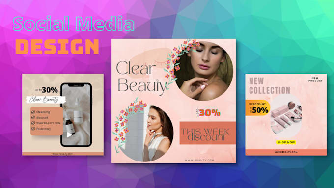 Design attractive, modern and unique social media posts by ...