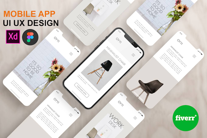 Do professional mobile app ui designer by Aqsanisar352 | Fiverr