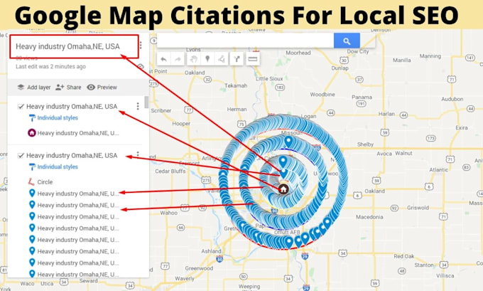 Create google map citation local seo for gmb ranking by Litontop | Fiverr