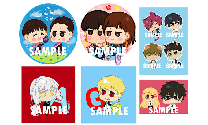 Draw your chibi or sd character in anime style by Usaneko1007 | Fiverr