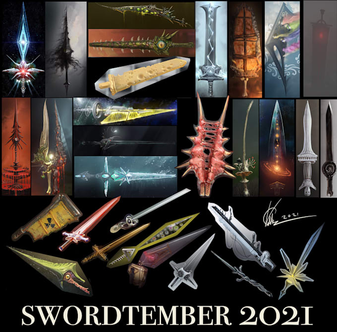 Concept props, weapons for games by Starfieldhouses | Fiverr