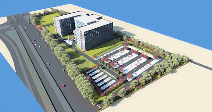 Convert 2d architecture drawings to 3d model and do renders by Ghous ...