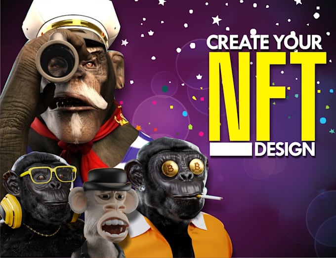 Design nft art, nft graphic design, nft collectible by Horla07 | Fiverr
