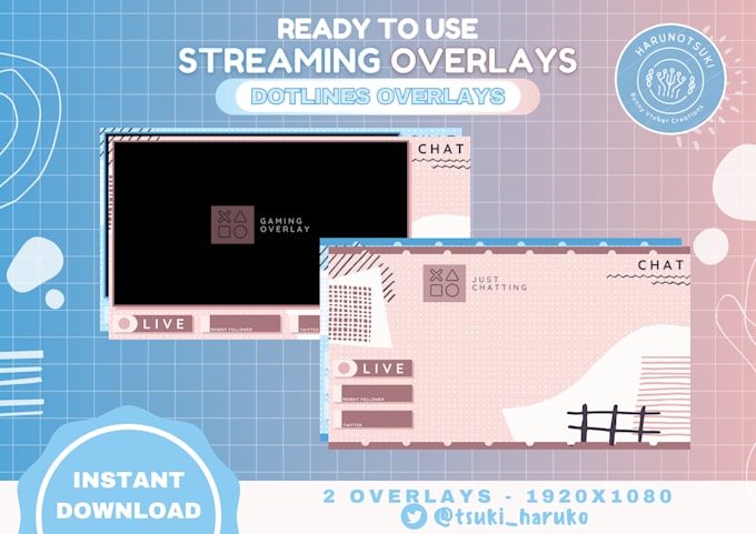 Make something that you want for your vtuber overlays by Harukotsuki ...