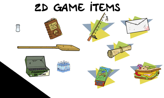 Make 2d items for your game by Ljesteras | Fiverr