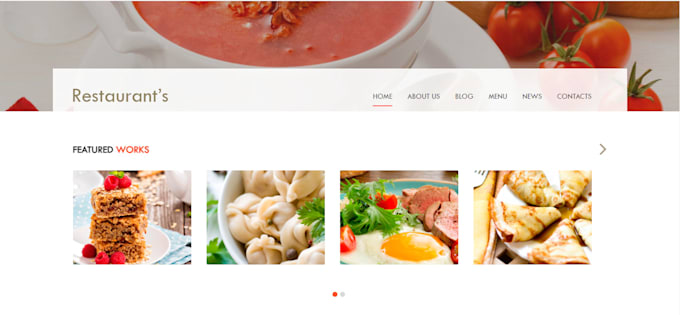 Create a website theme using html,css,js and bootstrap by Samxixa | Fiverr