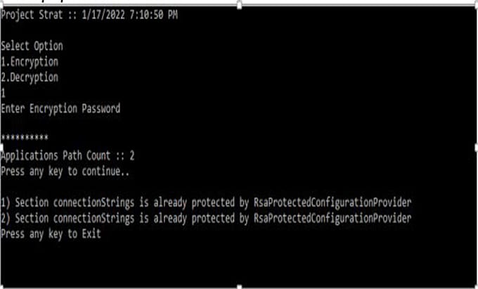 Database connection string encryption and decryption entity framework ...