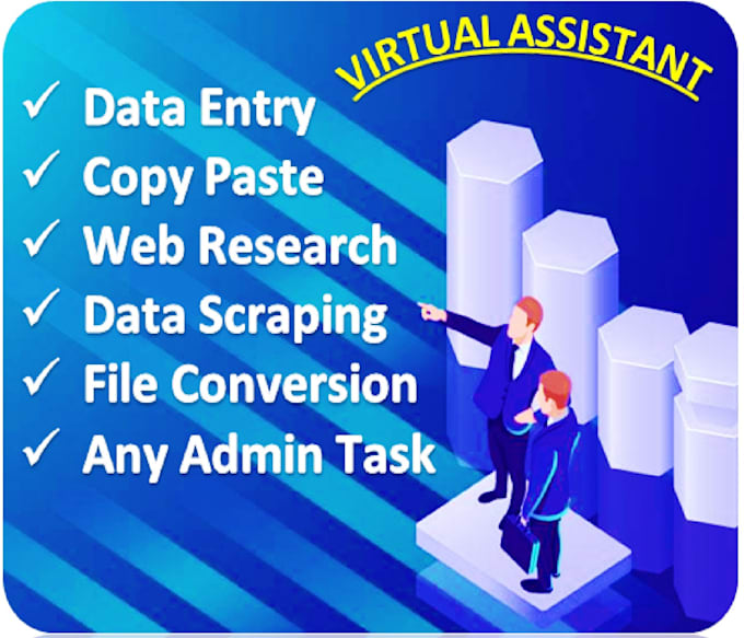 Data entry,web research,data mining, copy paste,any admin task,web scraping by Ezaamkh | Fiverr
