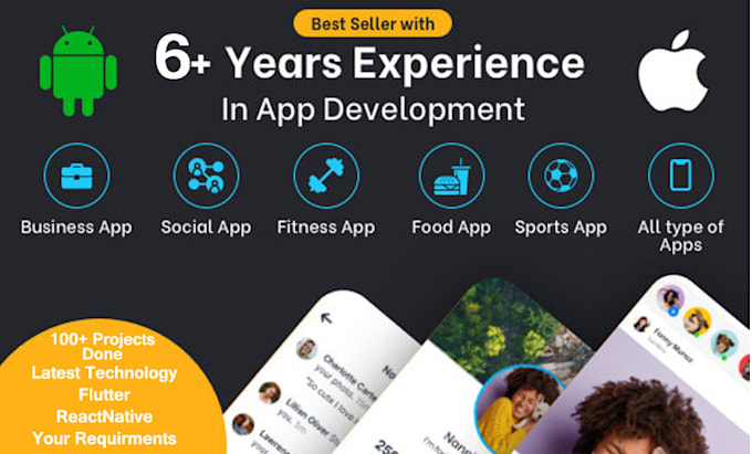 Develop ios and android applications by Ssoah_multiapps | Fiverr