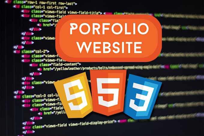 Create your portfolio website using html, css, javascript by Bushmakers ...