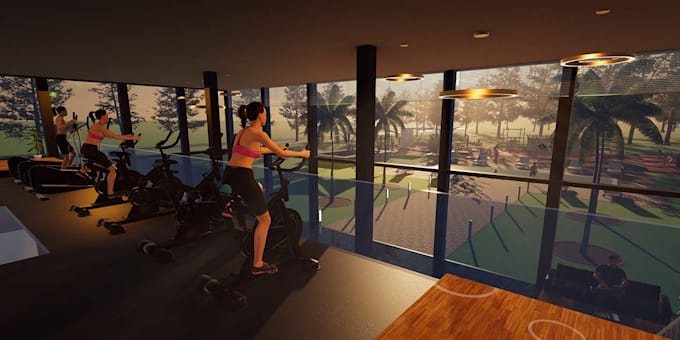 Design your gym in 3d and create a realistic video animation by ...