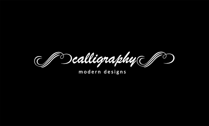Design modern custom calligraphy typography hand drawn logo by ...