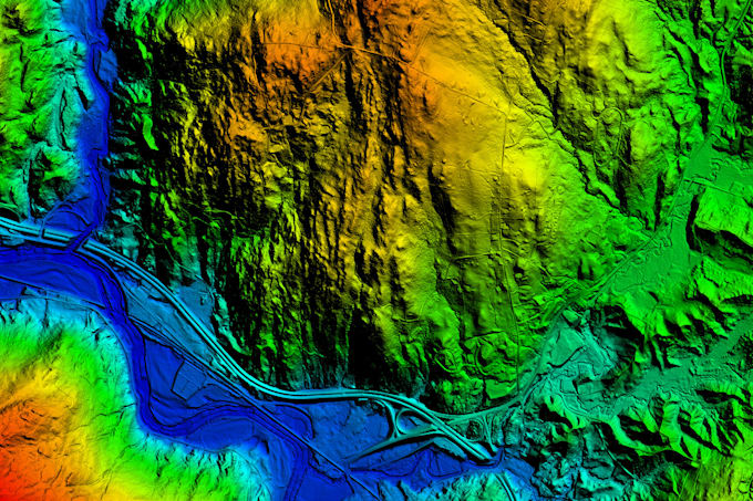 Create digital terrain model 3d model using lidar data by Mhertz_gis | Fiverr