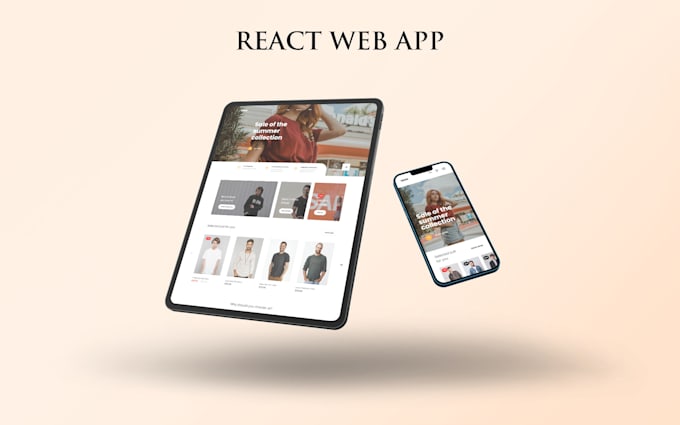 Develop and design a react web app by Maira654 | Fiverr