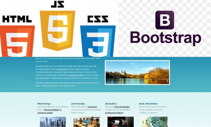 Design and fix html css bootstrap responsive web design by Samranaeem3 ... Design and fix html css bootstrap responsive web design by Samranaeem3 ...