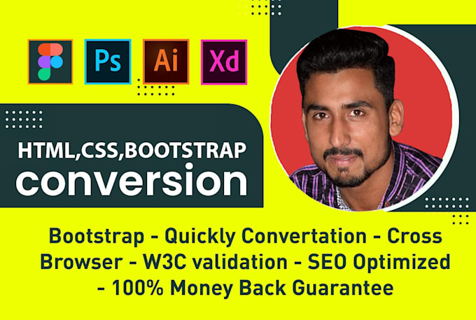 Do psd to html css responsive website by Madi56 | Fiverr