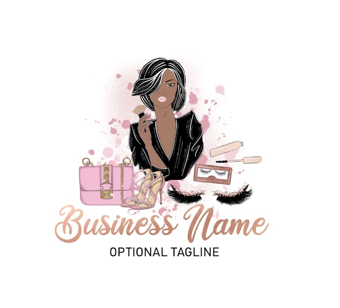 Provide cosmetics beauty saloon makeup parler logo design for you by ...