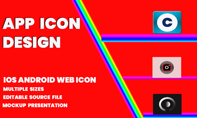 Design professional app icons ios android website icons by ...