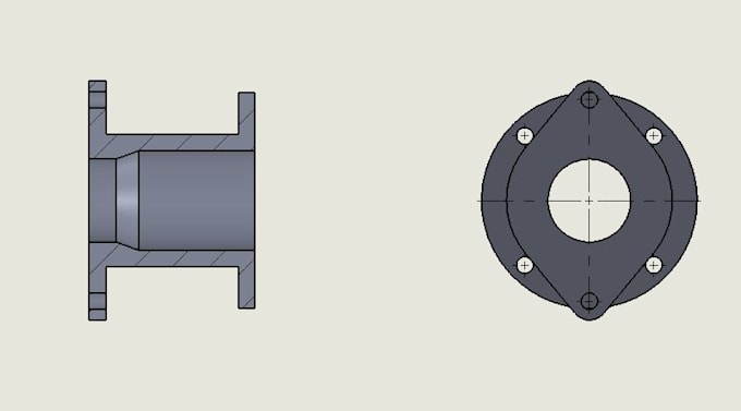 Create 3d part models, 2d drawings using solid works by S_vinothkumar ...