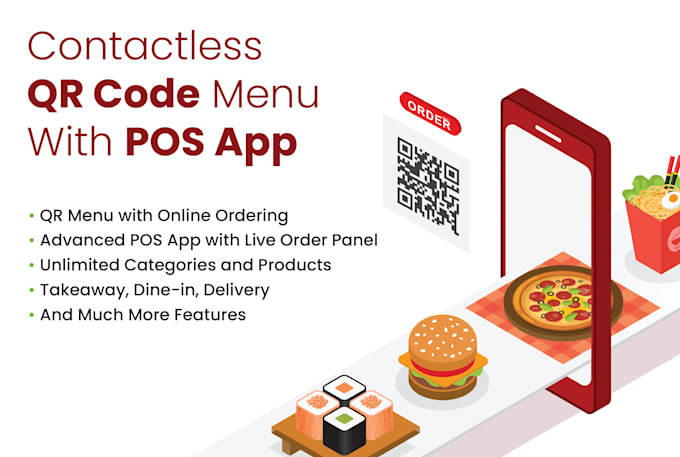 Create qr code menu with pos and ordering system by Dadmedia_ | Fiverr