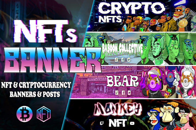 Design Nft Banner And Crypto For Twitter And Opensea Header By