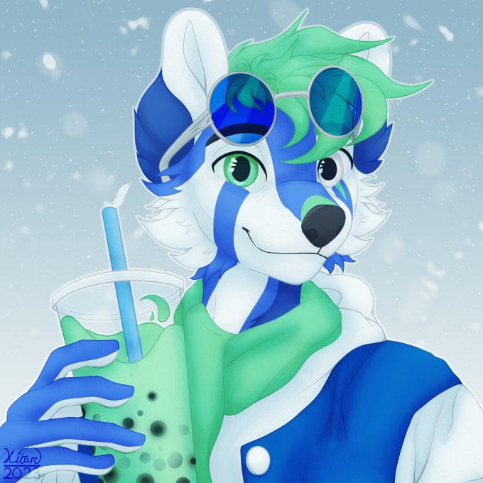 Draw a furry icon by Lokayos | Fiverr