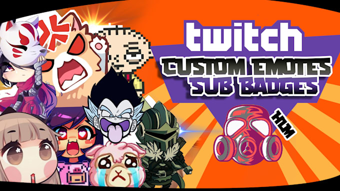 Make eye catchy subs, emotes for you in 24 hours by Hannhermosa | Fiverr