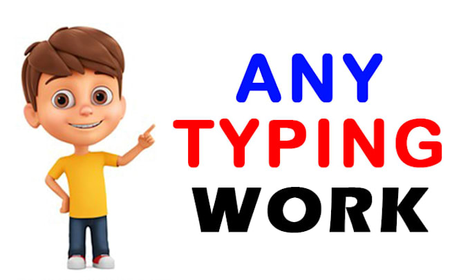 Copy typing and data entry by Rancreative | Fiverr