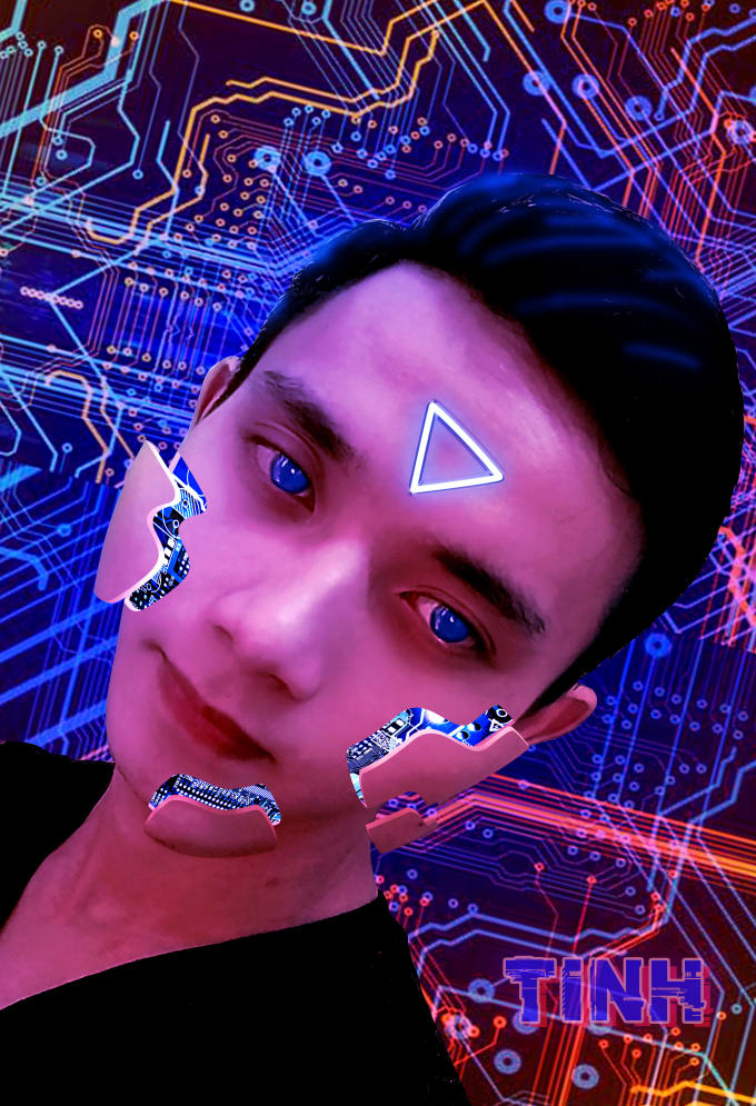 Turn your photo to cyborg robot effect by Vantinh97mc | Fiverr