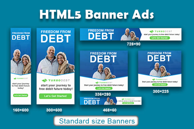 Design animated html5 banner ads and google display ads by Rida_zainab ...