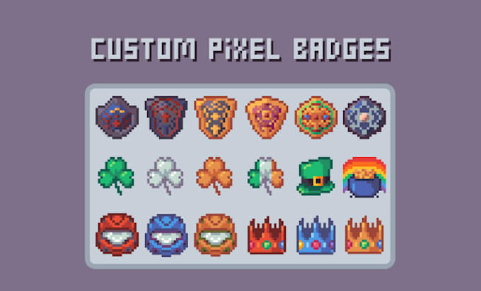 Create custom pixel art badges for your twitch channel by Janenolan ...