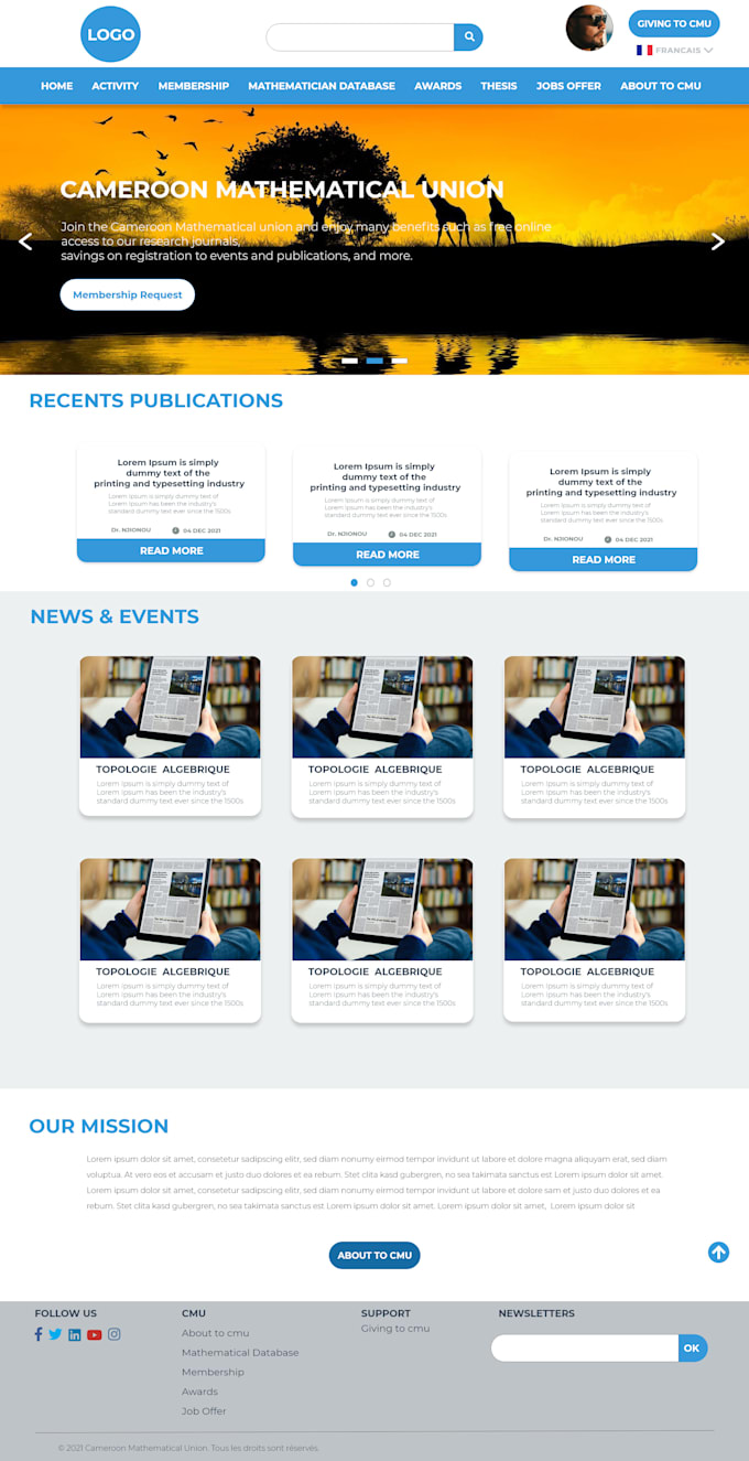 Créer un site web moderne by Bomstechnology | Fiverr