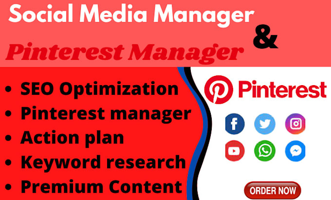 Design and manage pinterest marking pins, ads, boards by Woli759 | Fiverr