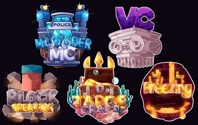 how do you draw minecraft logo