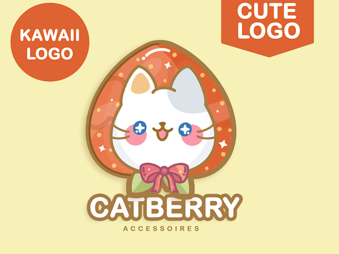 Make a kawaii, cute logo by Ciciliawrks | Fiverr