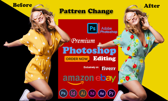 Pattern change and color change for your images by Best_clipping | Fiverr