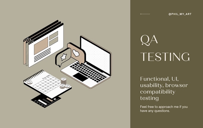 Test your website, manual testing, functional, ui by Iamlucky8 | Fiverr