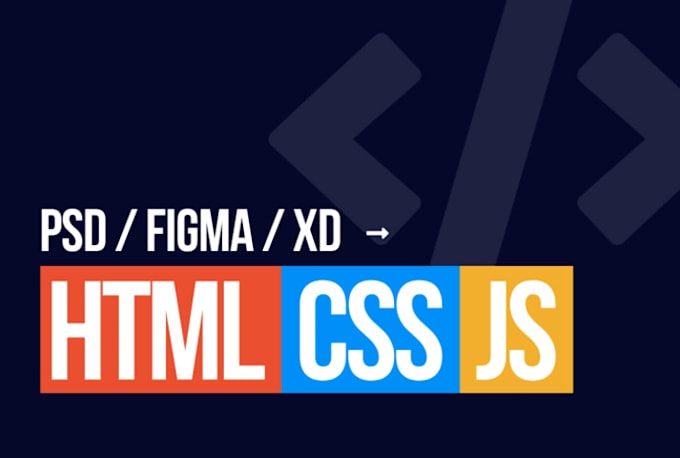 Convert psd, xd, figma to html css by Hugo_code | Fiverr