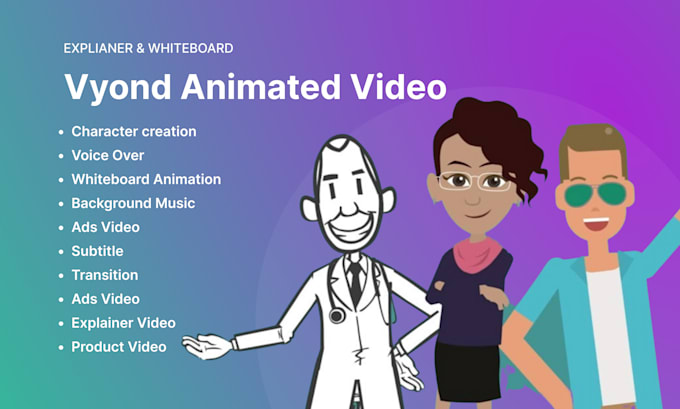 Create an explainer animated video in vyond by Rinu1412 | Fiverr