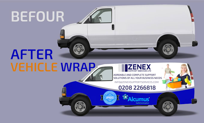 Do unique,awesome eye catching vehicle wrap,stunning truck van, car ...