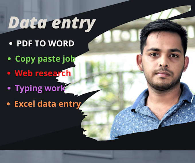 Do data entry, template design and pdf to word by Rajibwork2020 | Fiverr