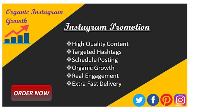 Promote And Manage Your Instagram To Grow Real Followers And Organic