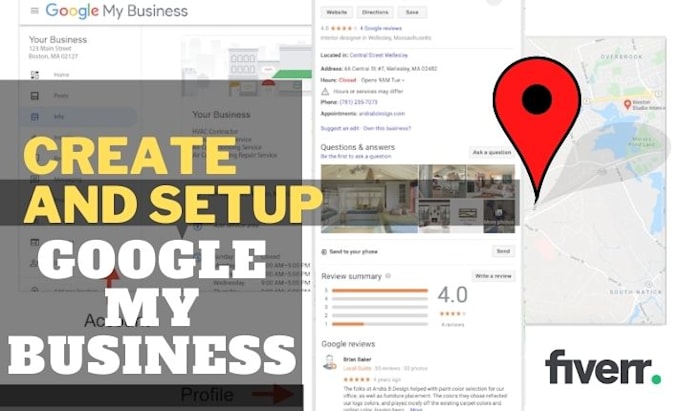 Create, setup and optimize your google my business listing by Rudroexpo | Fiverr