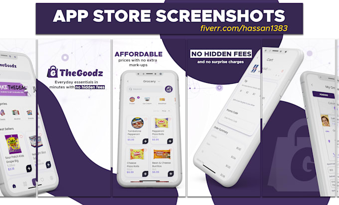 Design stunning screenshots for app store and play store by Hassan1383 ...