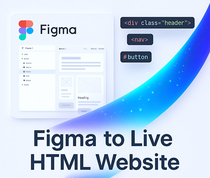 Turn your figma design to live html and css website by Edward1784 | Fiverr