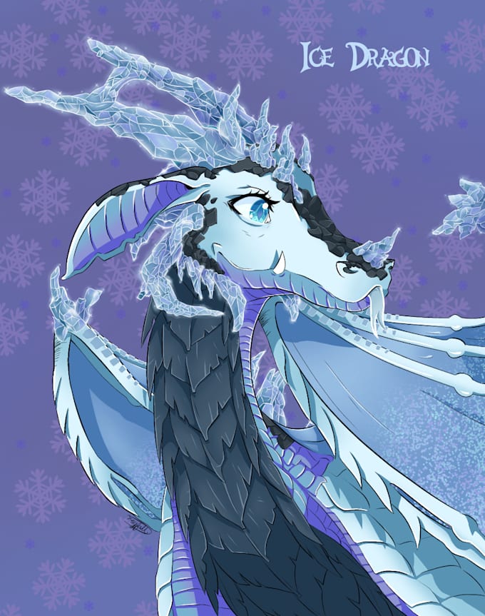 Design a dragon or fantasy oc creature for you by Dragfall | Fiverr