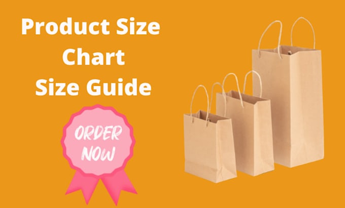 Do a product size chart or size guide for you by Amara_khan77 | Fiverr