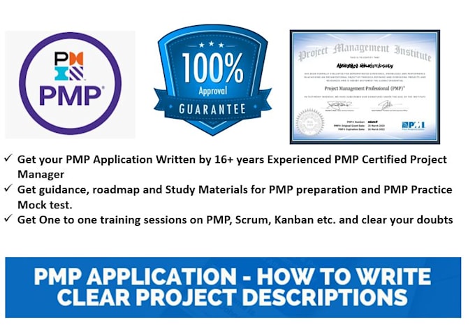 Help you in pmp, pmi acp application by Knowledge_hut | Fiverr