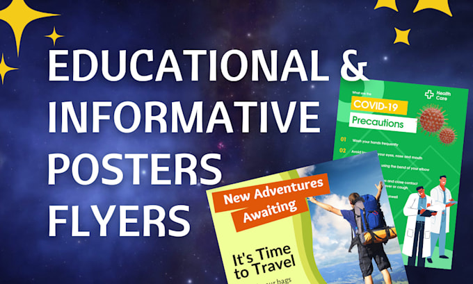 Design eye catching educational and informative posters and flyers by ...