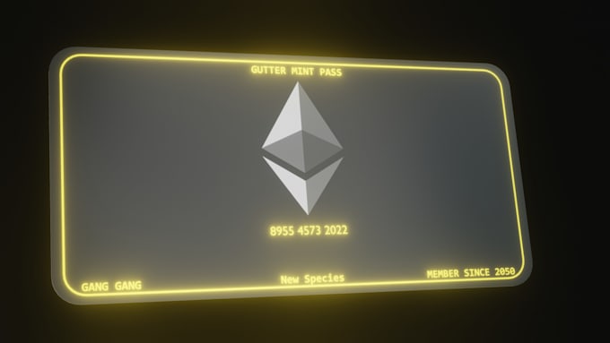 Create 3d rotating nft membership cards by Raohamza845 | Fiverr